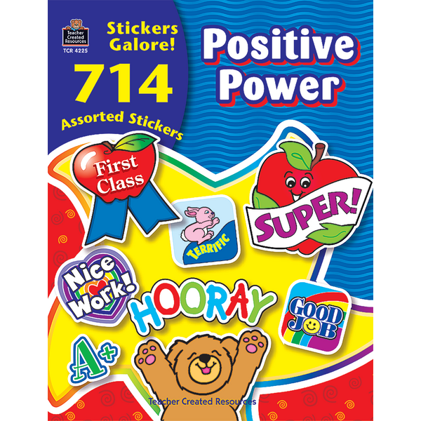 Positive Power Sticker Book - TCR4225 | Teacher Created Resources