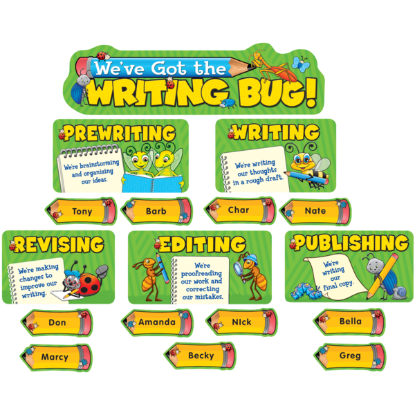 We've Got the Writing Bug Mini Bulletin Board - TCR4566 | Teacher ...