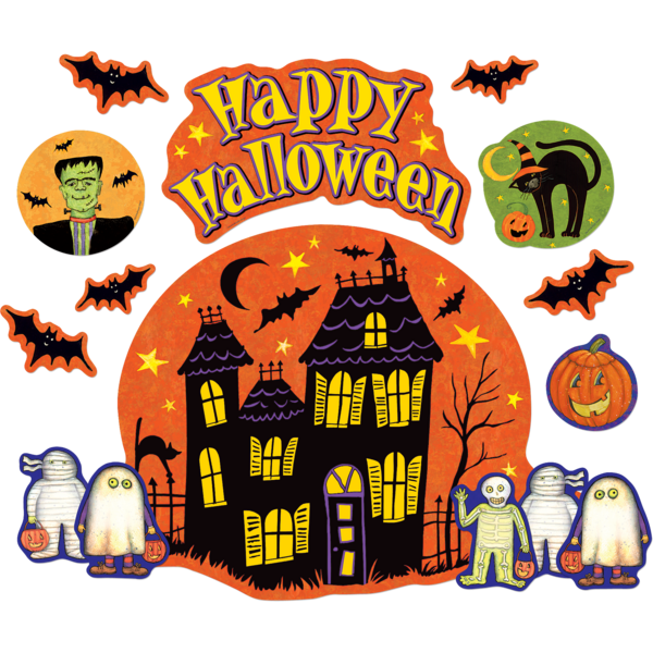 Happy Halloween Bulletin Board from Susan Winget - TCR4796 | Teacher ...