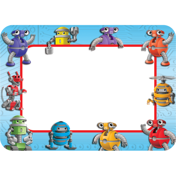 Robots Name Tags/Labels - TCR5248 | Teacher Created Resources