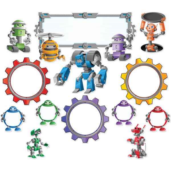 Robots Bulletin Board Display Set - TCR5253 | Teacher Created Resources