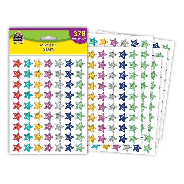 Marquee Stars Mini Stickers - TCR5441 | Teacher Created Resources