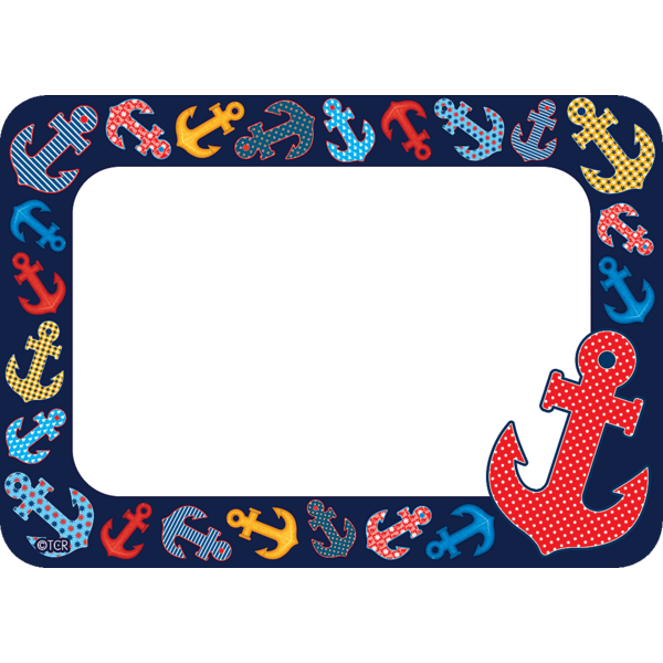 Anchors Name Tags/Labels - TCR5491 | Teacher Created Resources