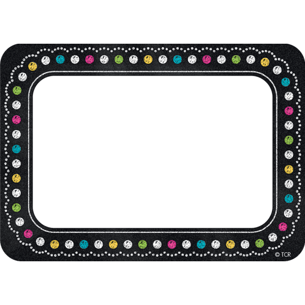 Chalkboard Brights Name Tags/Labels - TCR5623 | Teacher Created Resources