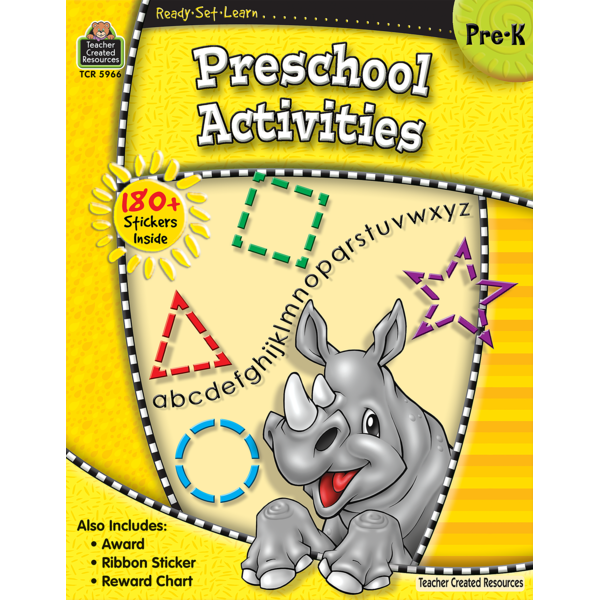 Ready-Set-Learn: Preschool Activities - TCR5966 | Teacher Created Resources