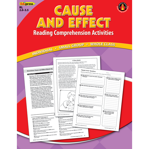 Reading Comprehension Book Cause & Effect Red Level - TCR62362 ...