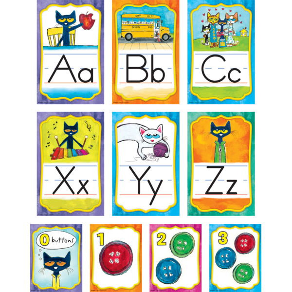 Pete the Cat Alphabet Bulletin Board - TCR63950 | Teacher Created Resources