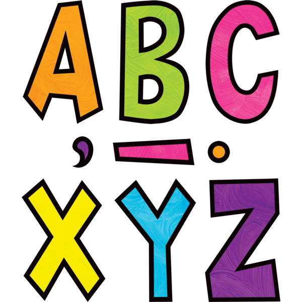 Brights 4Ever 7" Fun Font Letters - TCR70106 | Teacher Created Resources