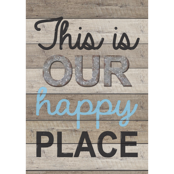 This Is Our Happy Place Positive Poster - TCR7427 | Teacher Created ...