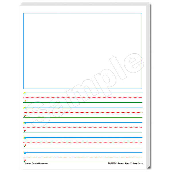 Smart Start 1-2 Story Paper: 100 Sheets - TCR76541 | Teacher Created ...
