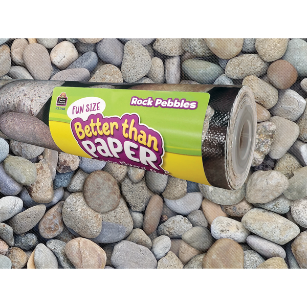 Fun Size Rock Pebbles Better Than Paper Bulletin Board Roll - TCR77468 ...