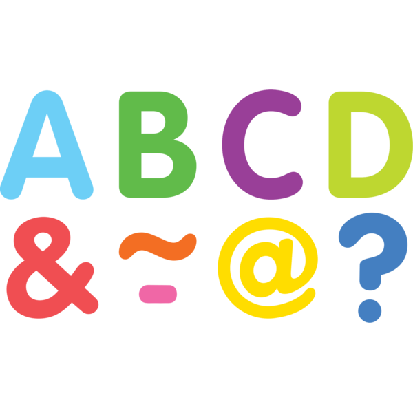 Colorful Classic 2" Magnetic Letters - TCR77570 | Teacher Created Resources