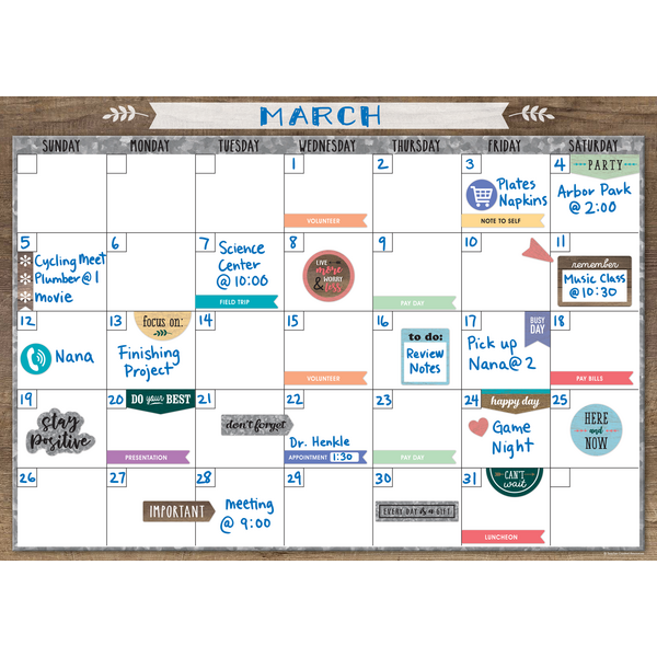 Clingy Thingies: Home Sweet Classroom Calendar Set - TCR77872 | Teacher ...