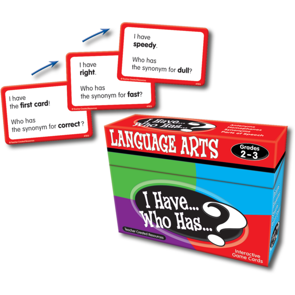 I Have, Who Has Language Arts Game Grade 2-3 - TCR7813 | Teacher ...