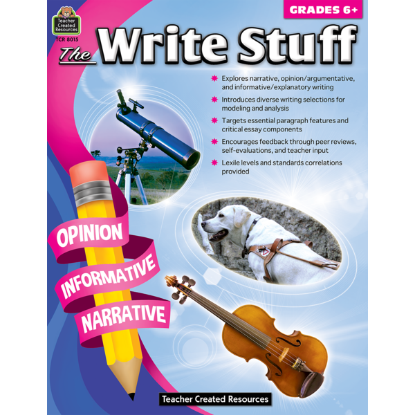 The Write Stuff Grade 6+ - TCR8015 | Teacher Created Resources