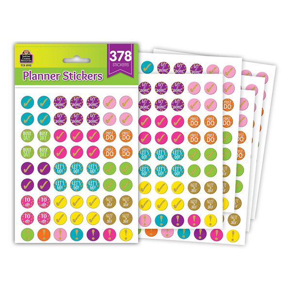 Confetti Planner Mini Stickers - TCR8192 | Teacher Created Resources