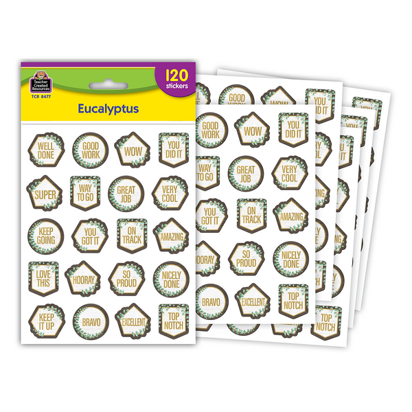 Eucalyptus Stickers - TCR8477 | Teacher Created Resources