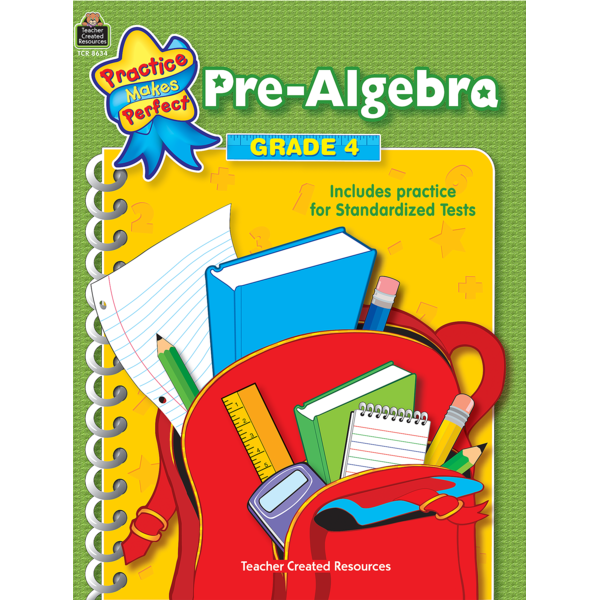 Pre-Algebra Grade 4 - TCR8634 | Teacher Created Resources