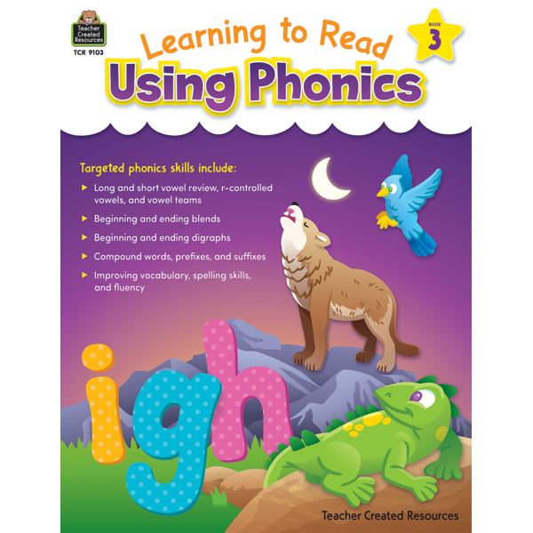 Learning to Read Using Phonics (Book 3) - TCR9103 | Teacher Created ...