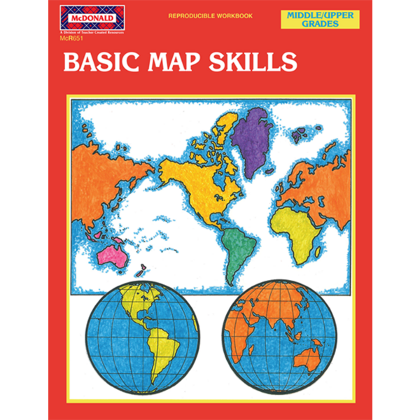 Basic Map Skills Reproducible Workbook - TCRR651 | Teacher Created ...