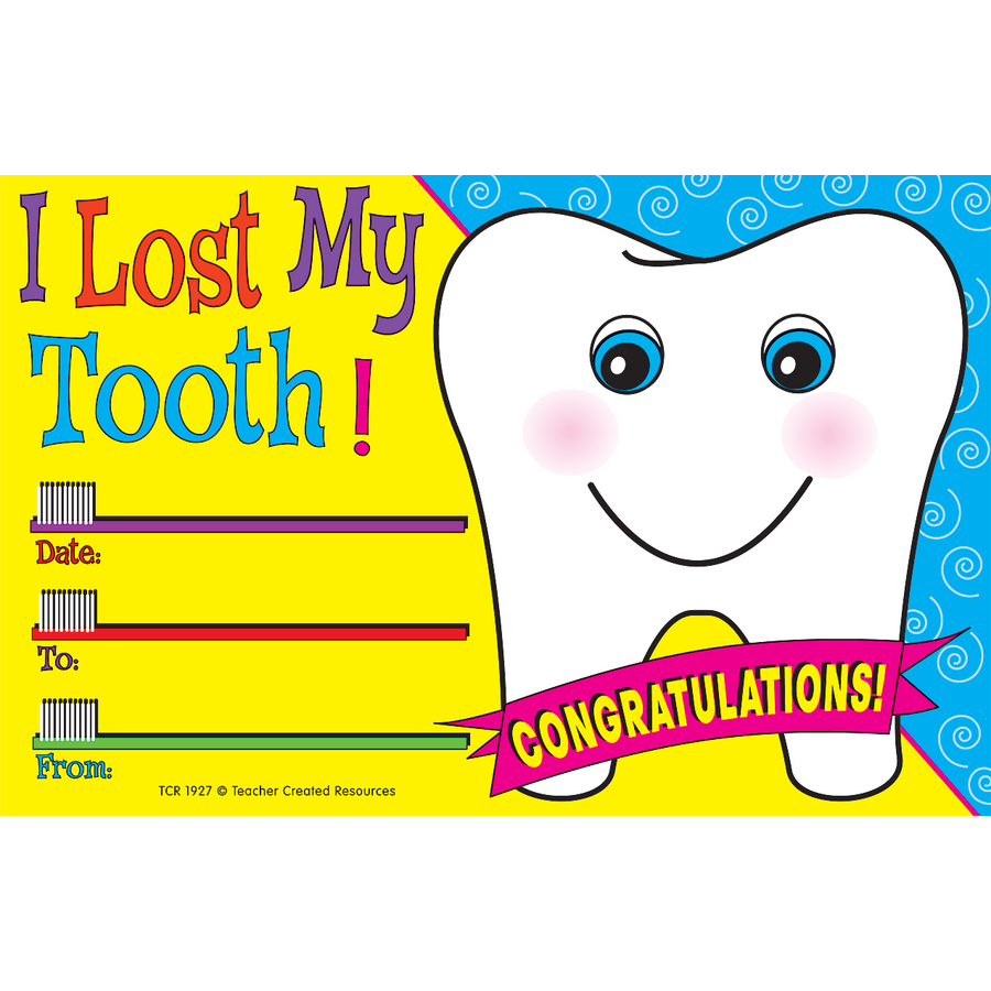 I Lost My Tooth Awards - TCR1927 | Teacher Created Resources