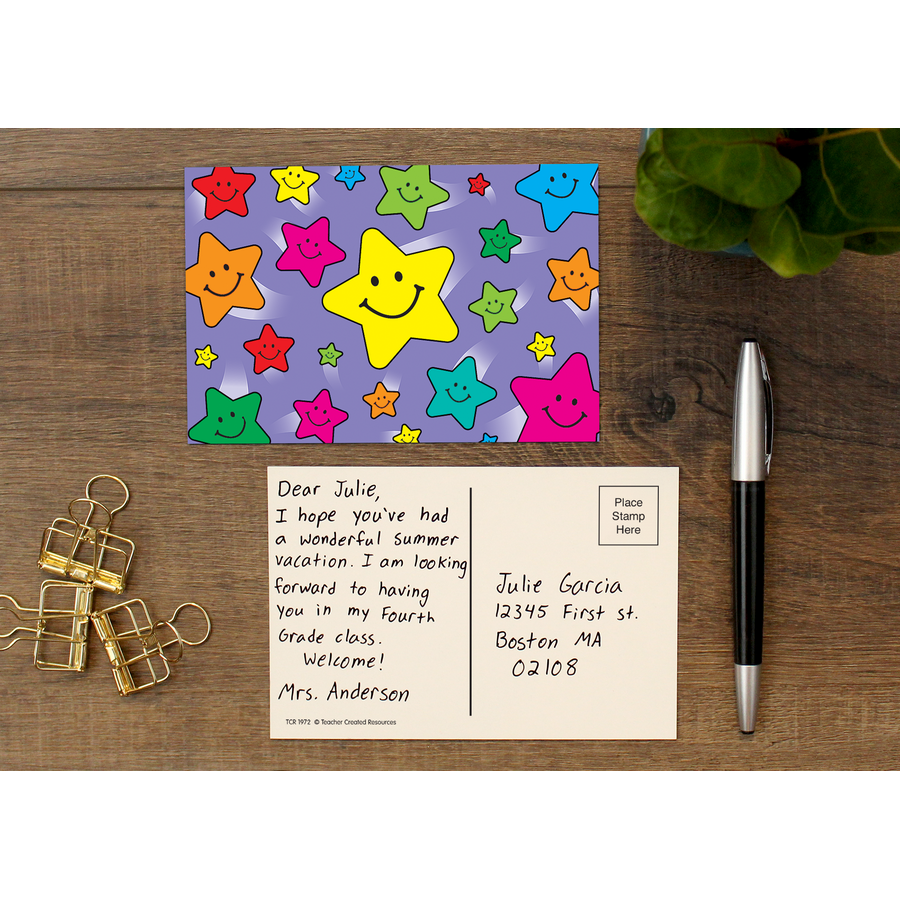 Happy Stars Postcards - TCR1972 | Teacher Created Resources
