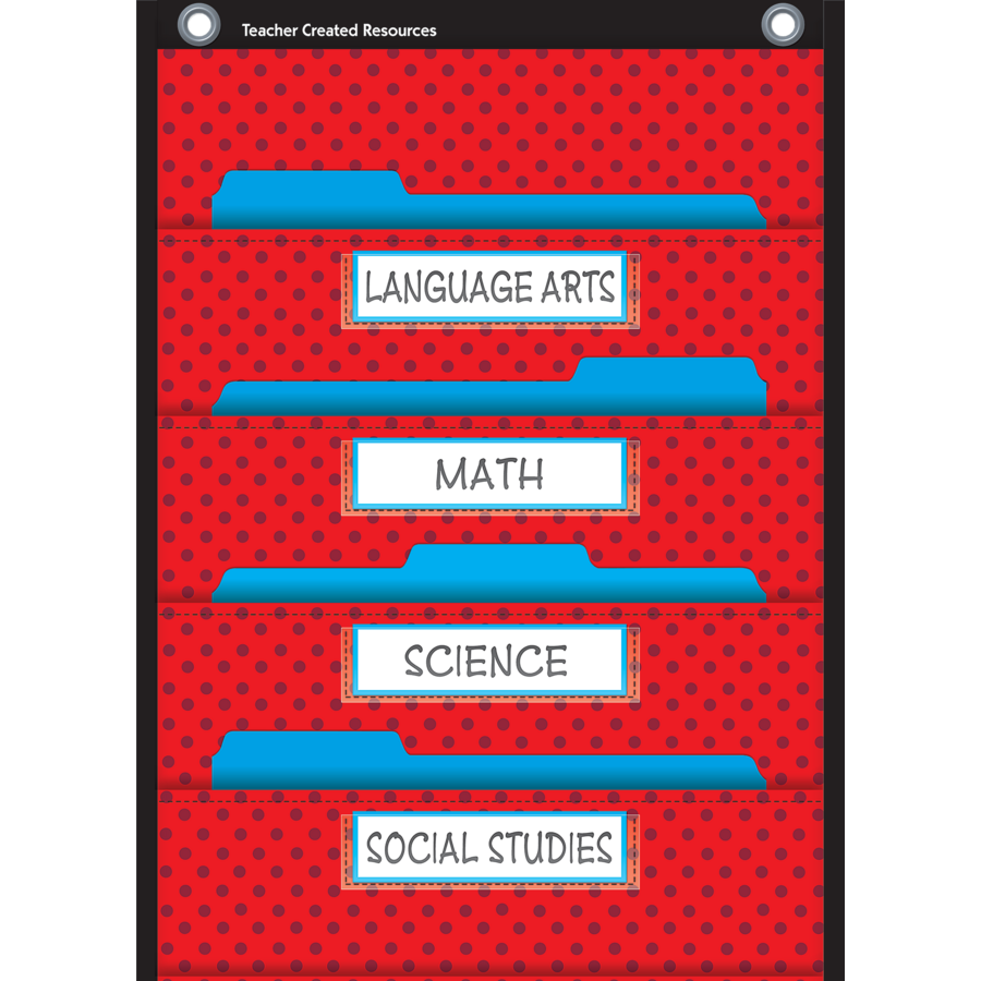 Superhero 10 Pocket File Storage Pocket Chart - TCR20739 | Teacher ...