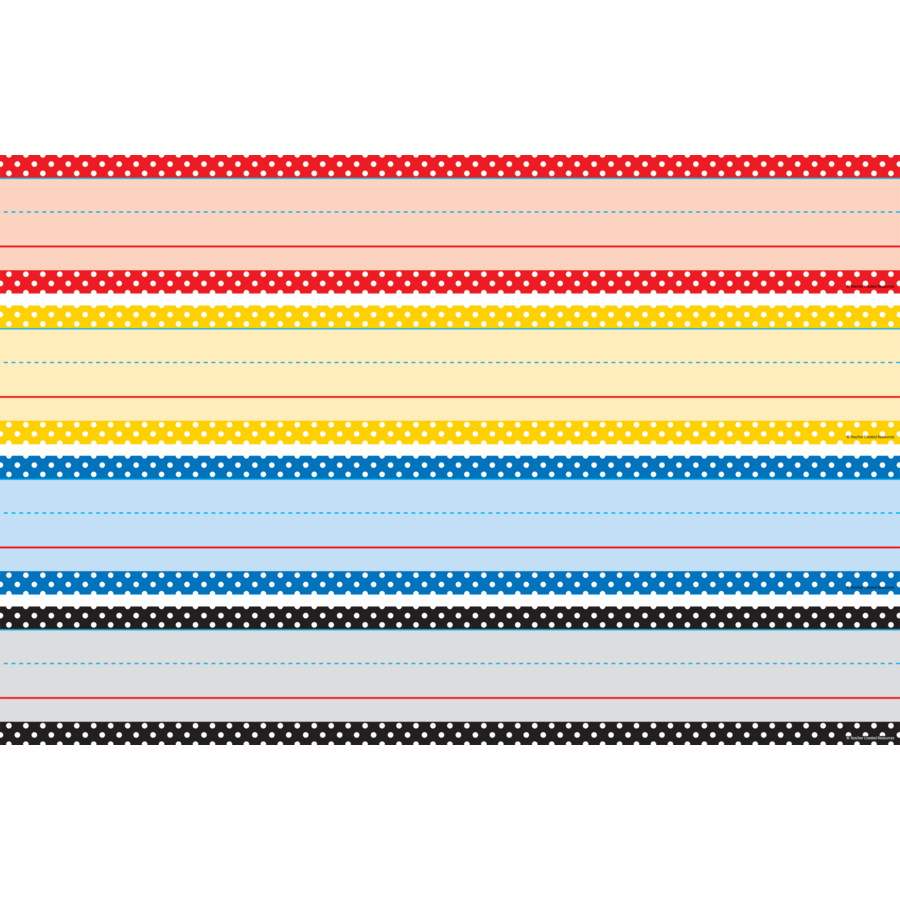 Classic Colors Polka Dots Sentence Strips - TCR20862 | Teacher Created ...