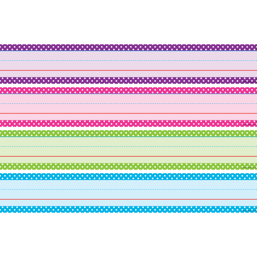 Bright Colors Polka Dots Sentence Strips - TCR20863 | Teacher Created ...