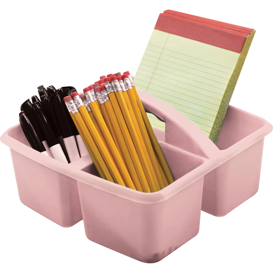 Light Pink Plastic Storage Caddy 6-Pack - TCR2088662 | Teacher Created ...