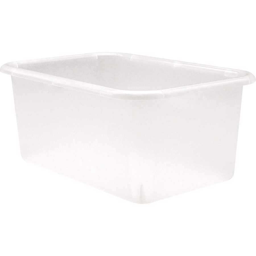 Clear Small Plastic Storage Bin 6 Pack - TCR2088677 | Teacher Created ...