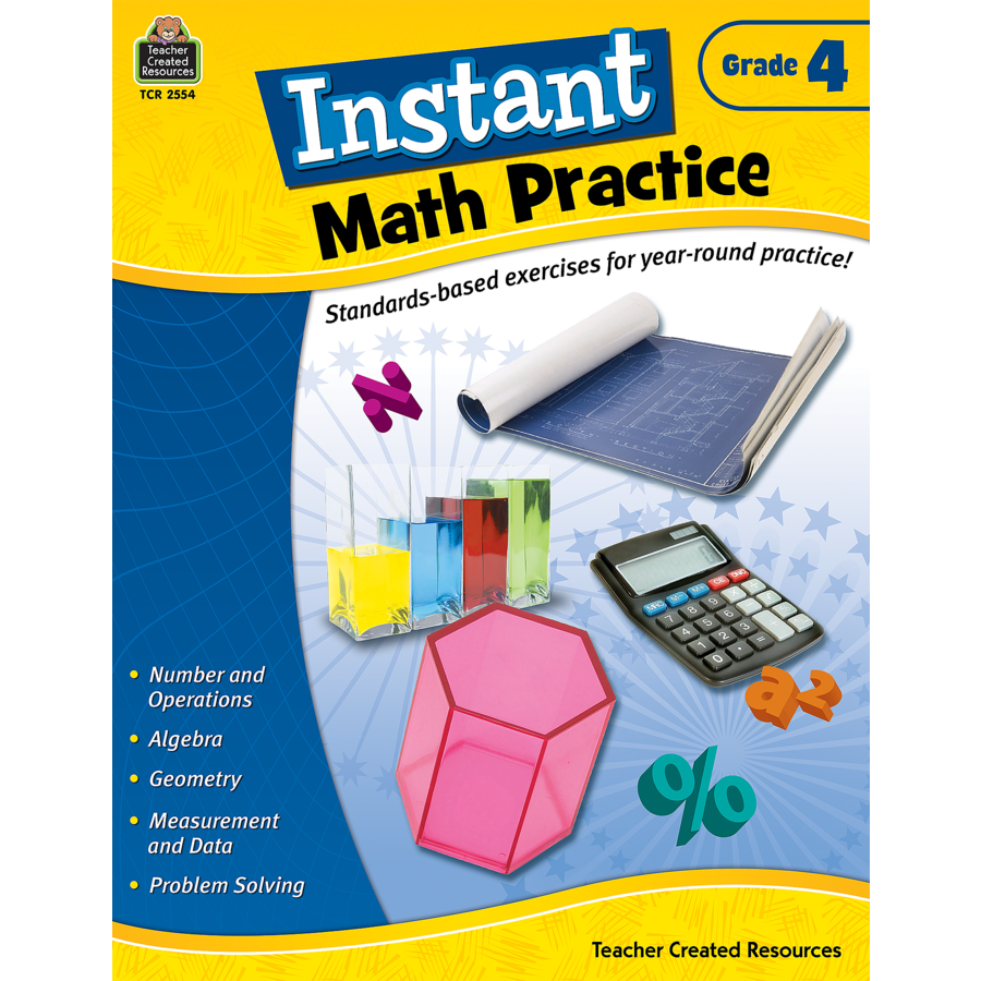 Instant Math Practice Grade 4 TCR2554 Teacher Created Resources Instant Math Practice Grade 4 TCR2554 Teacher Created Resources