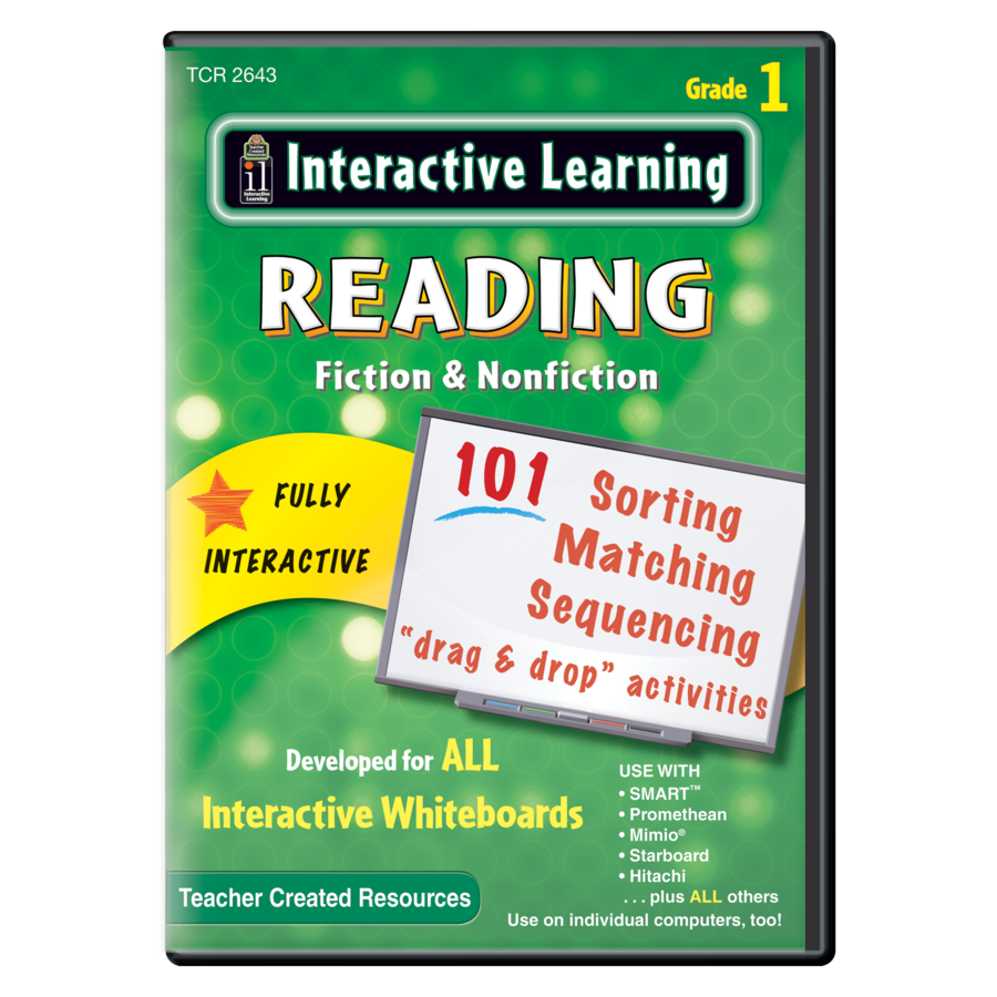 Interactive Learning: Reading Fiction & Nonfiction Grade 1 - TCR2643 ...