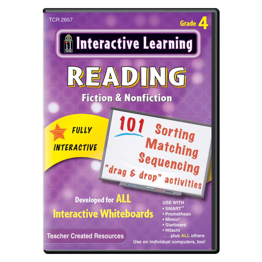Interactive Learning: Reading Fiction & Nonfiction Grade 4 - TCR2657 ...
