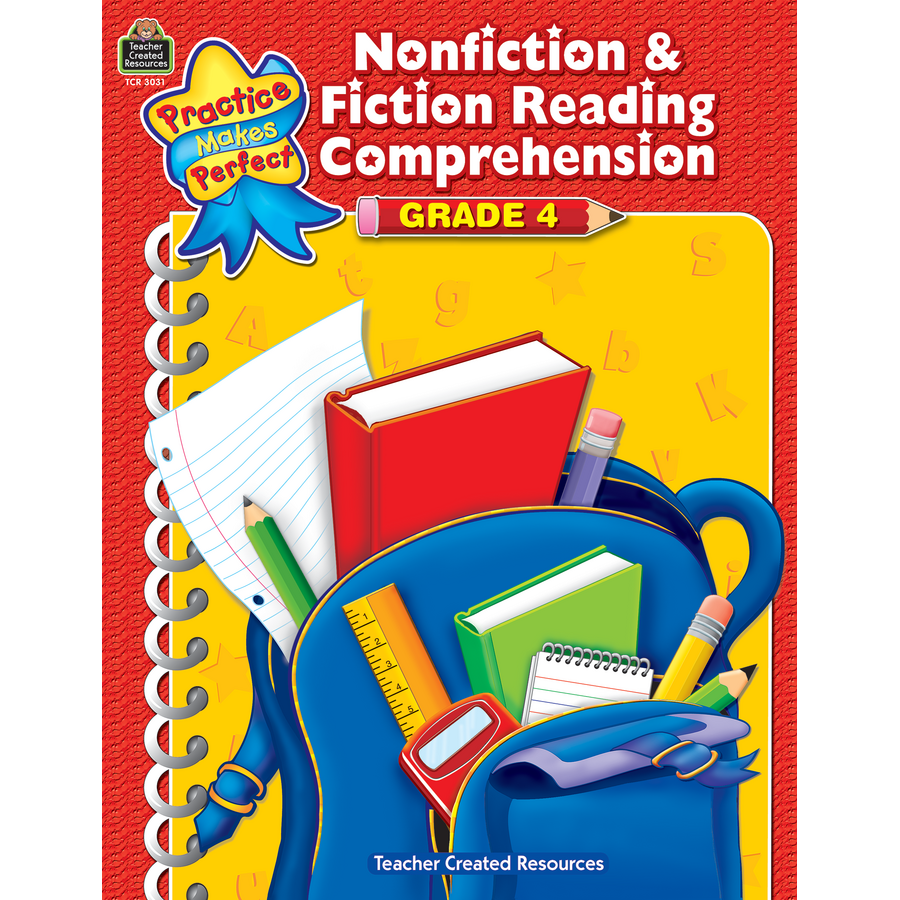 Nonfiction & Fiction Reading Comprehension Grade 4 - TCR3031 | Teacher ...