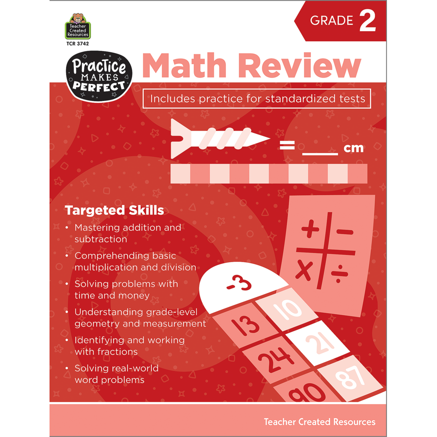 Math Review Grade 2 TCR3742 Teacher Created Resources Math Review Grade 2 TCR3742 Teacher Created Resources