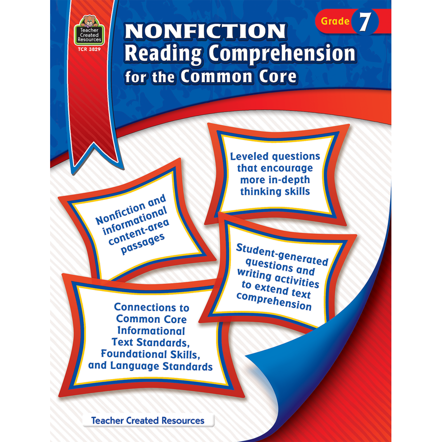 Nonfiction Reading Comprehension For The Common Core Grade 7 TCR3829 Nonfiction Reading Comprehension For The Common Core Grade 7 TCR3829