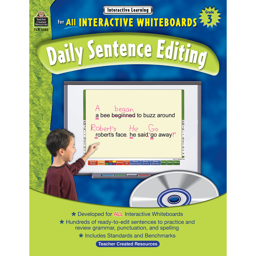 Interactive Learning: Daily Sentence Editing Grade 3 - TCR3885 ...