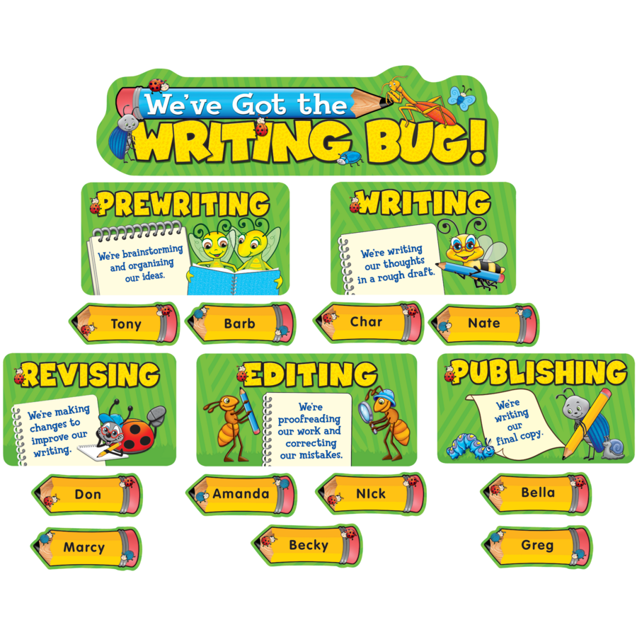 We've Got the Writing Bug Mini Bulletin Board - TCR4566 | Teacher ...