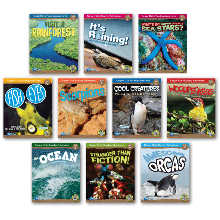 Ranger Rick's Reading Adventures Classroom Library Add-On Pack grades 1 ...
