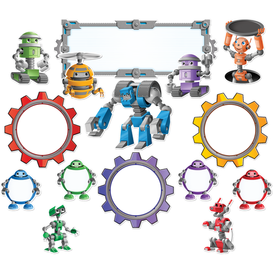 Robots Bulletin Board Display Set - TCR5253 | Teacher Created Resources