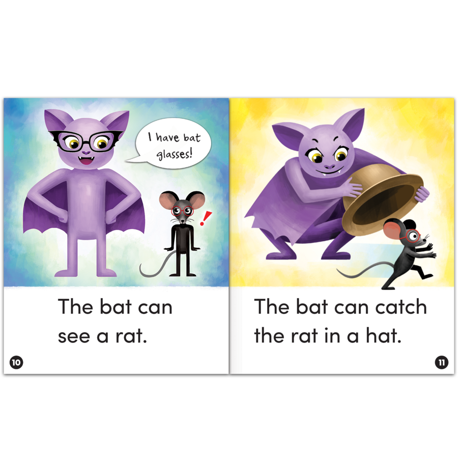 Animal Antics: That Busy Bat - Short Vowel a Reader - 6 Pack - TCR53308 ...