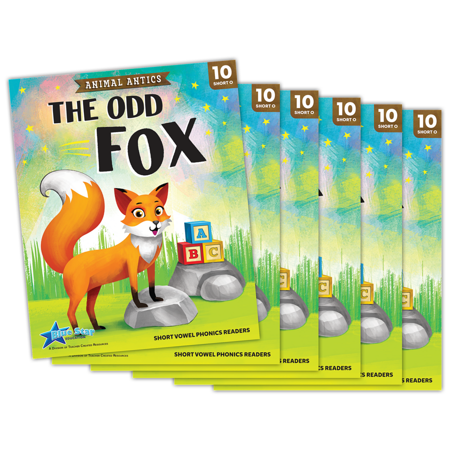 Animal Antics: The Odd Fox - Short Vowel o Reader - 6 Pack - TCR53315 ...