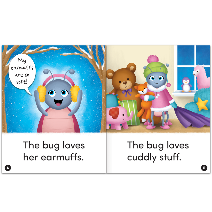 Animal Antics: The Cuddly Bug - Short Vowel u Reader - 6 Pack ...
