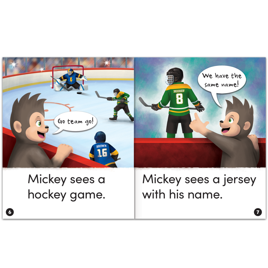 Animal Antics: Mickey the Monkey - Long e Vowel Reader - 6 Pack ...