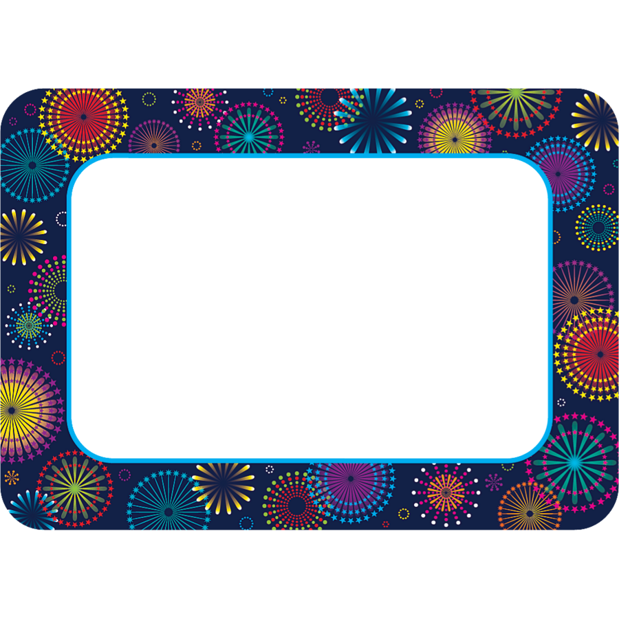 Fireworks Name Tags/Labels - TCR5455 | Teacher Created Resources