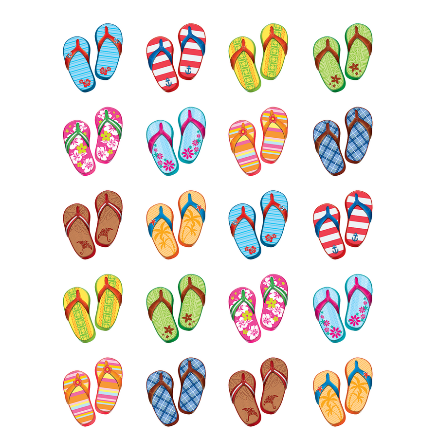 Flip Flops Stickers - TCR5649 | Teacher Created Resources