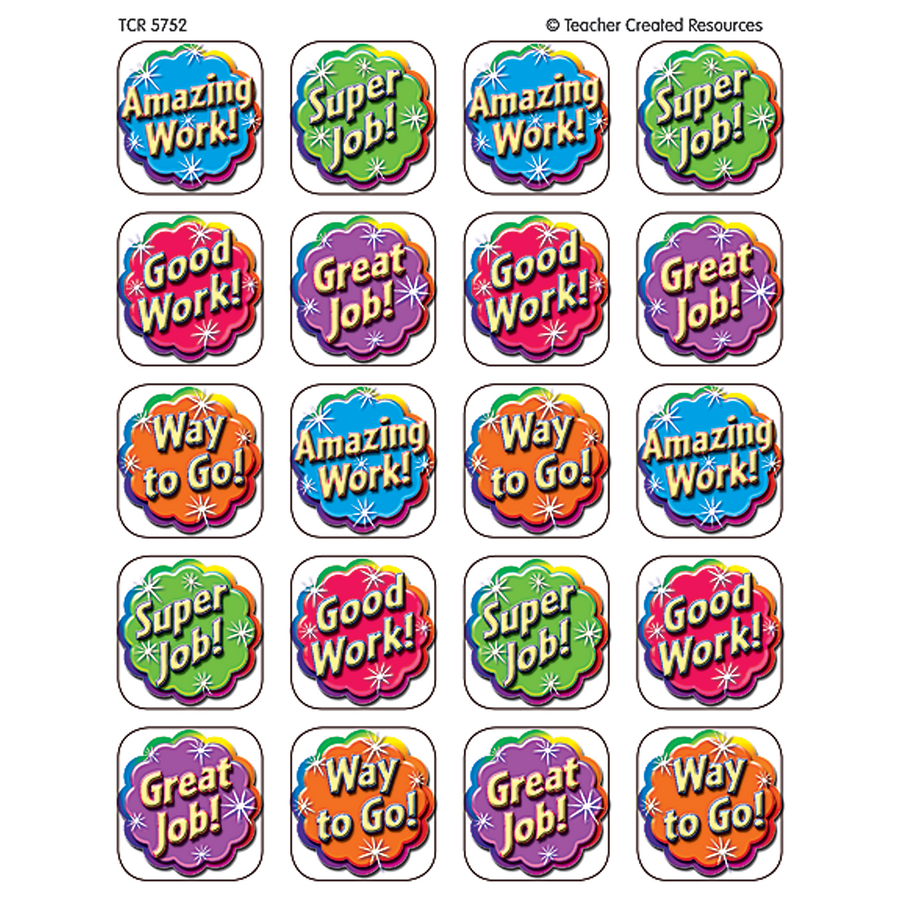 Good Work Stickers - TCR5752 | Teacher Created Resources