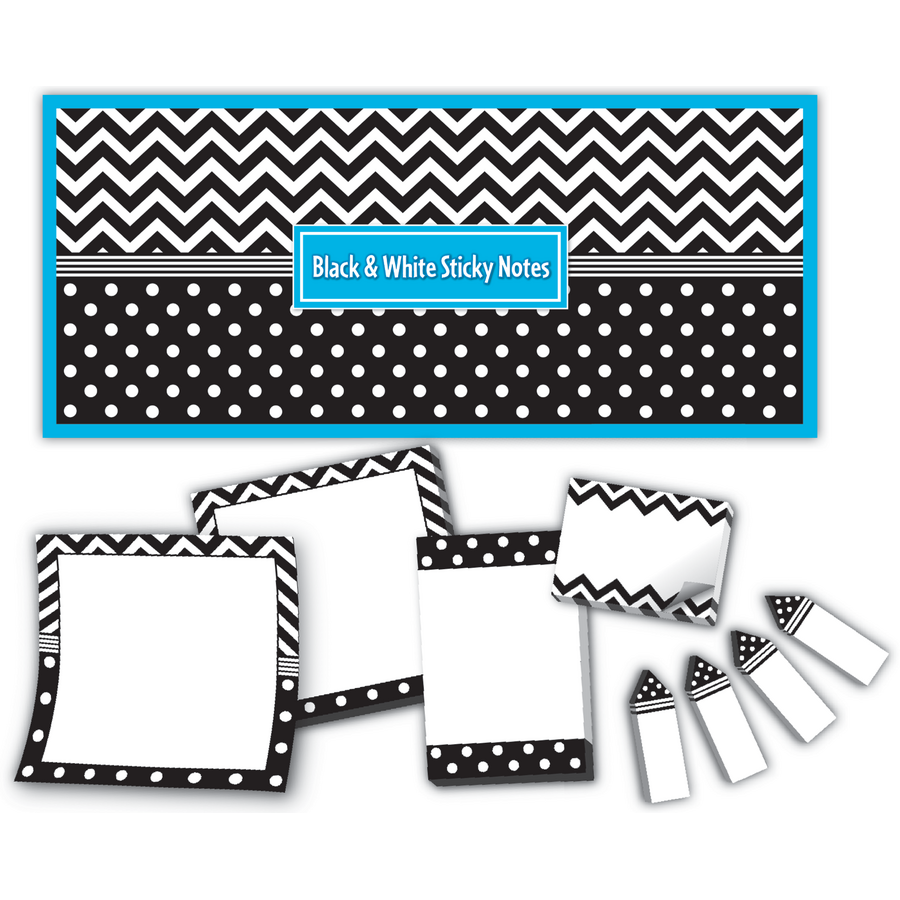 Black & White Sticky Notes - TCR5834 | Teacher Created Resources