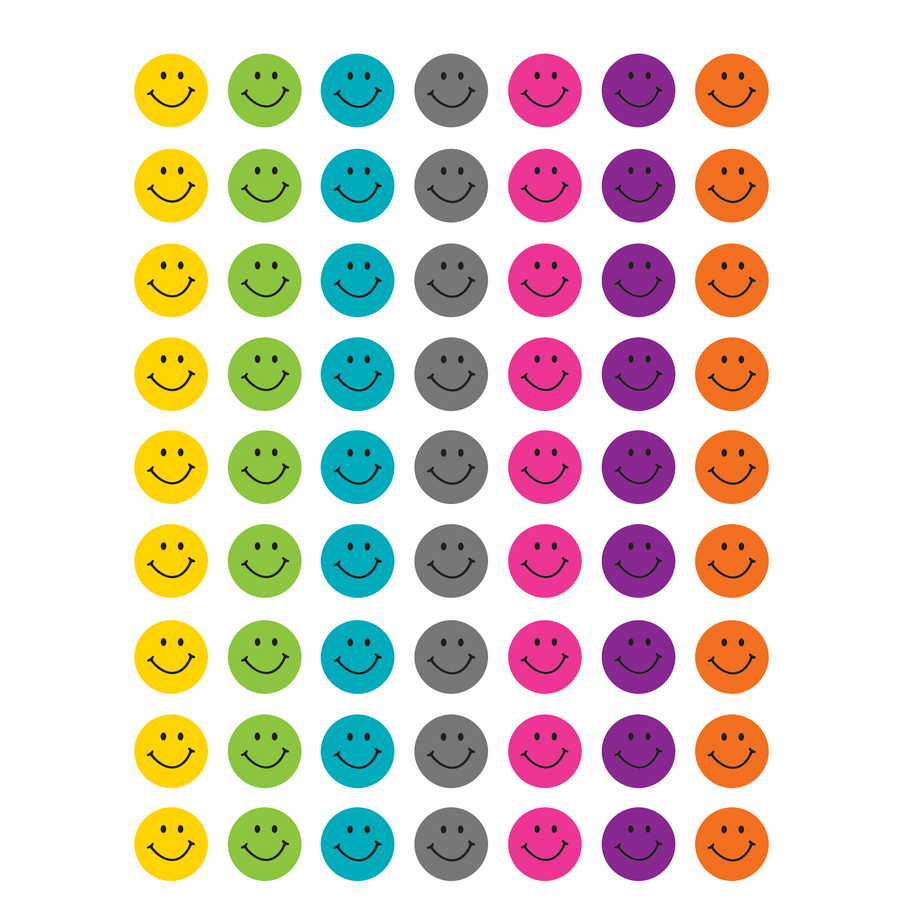 Bright Happy Faces Mini Stickers - TCR5839 | Teacher Created Resources